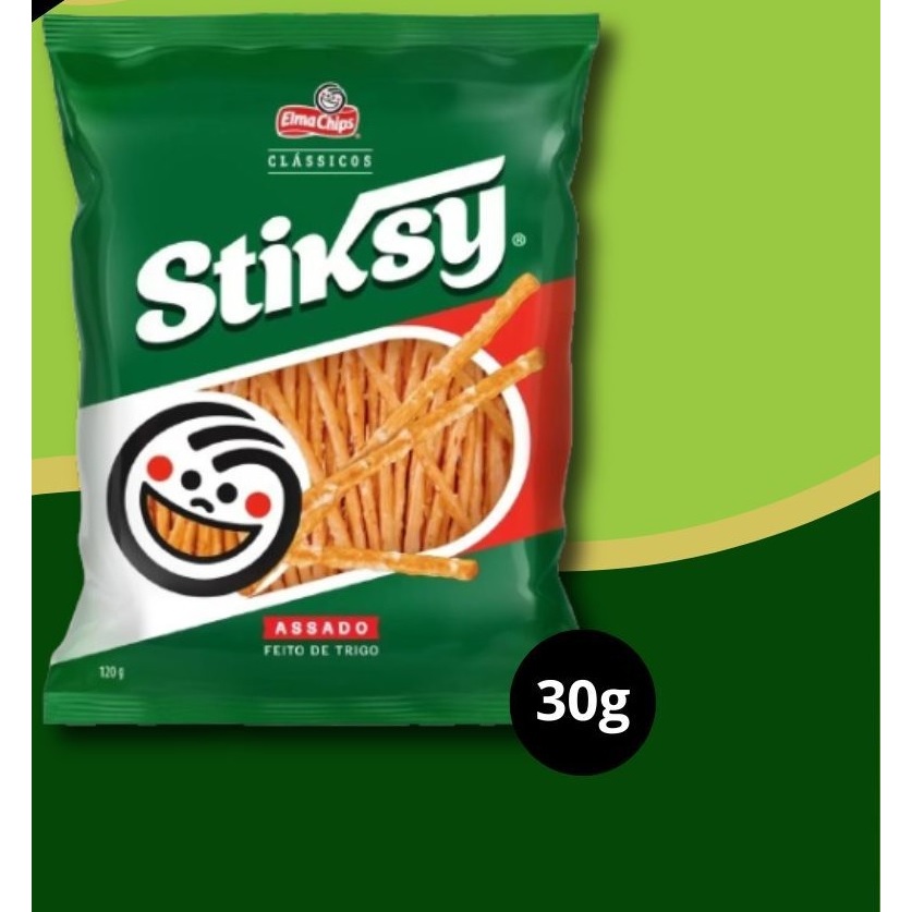 Salgadinho Palito Stiksy 30g - Unidade ou Kit Com 3 Unidade | Shopee Brasil