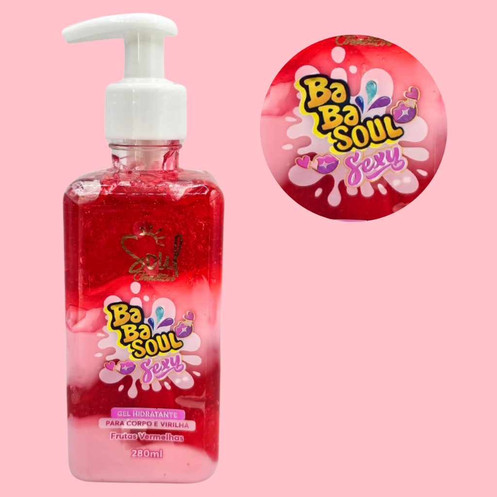 Gel Hidratante Para Corpo e Virilha Baba soul Beijável soul Cosméticos ...