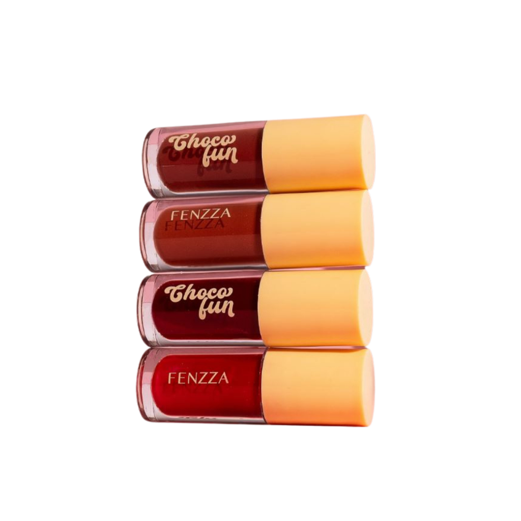 Lip Tint Cream Choco Fun Gloss Labial Fenzza Vegano | Shopee Brasil