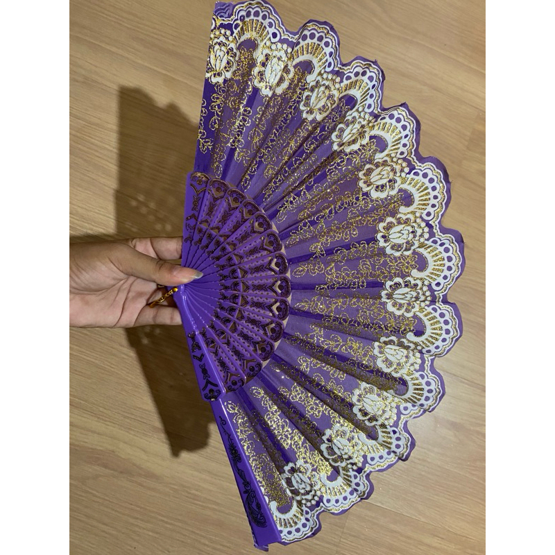 leque roxo pomba gira luxo umbanda e candomblé | Shopee Brasil