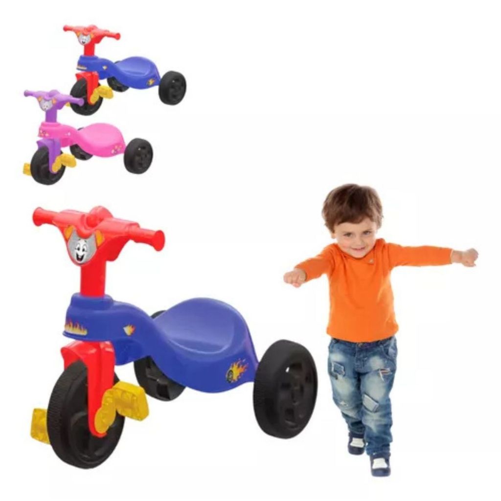 Triciclo Motoca Velotrol Infantil Motoquinha Fast Com Pedal | Shopee Brasil