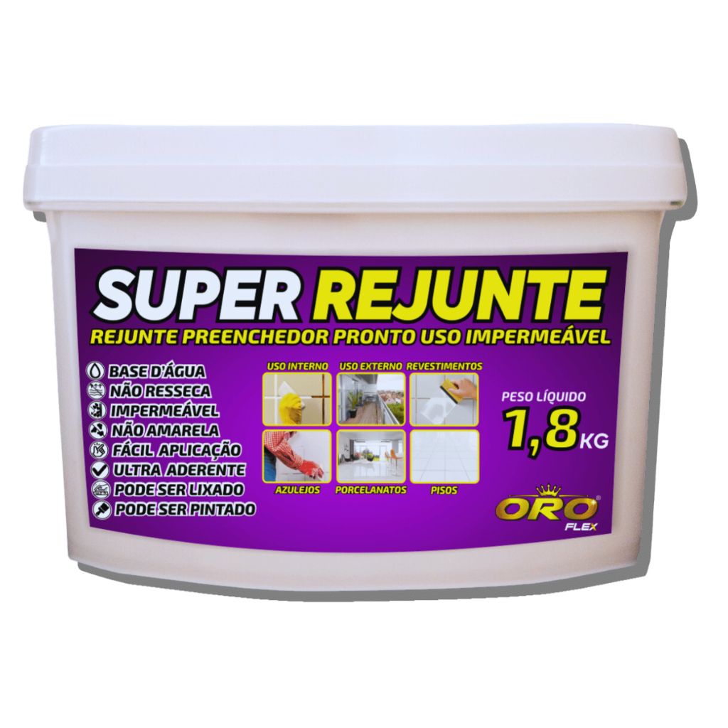 SUPER REJUNTE extra forte para banheiros e infiltrações secagem rápida ...