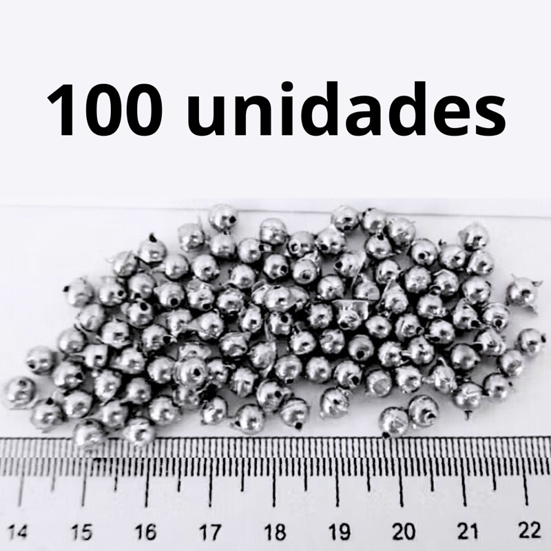 Chumbada para Pesca Lambari ou Piaba 100 unidades de Chumbadas BOLA com ...