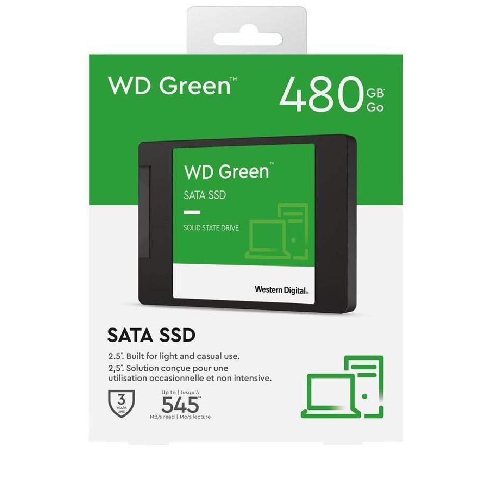 SSD WD Green 480gb 2.5" Int SATA 3 - WDS480G3G0A - WESTERN DIGITAL ...