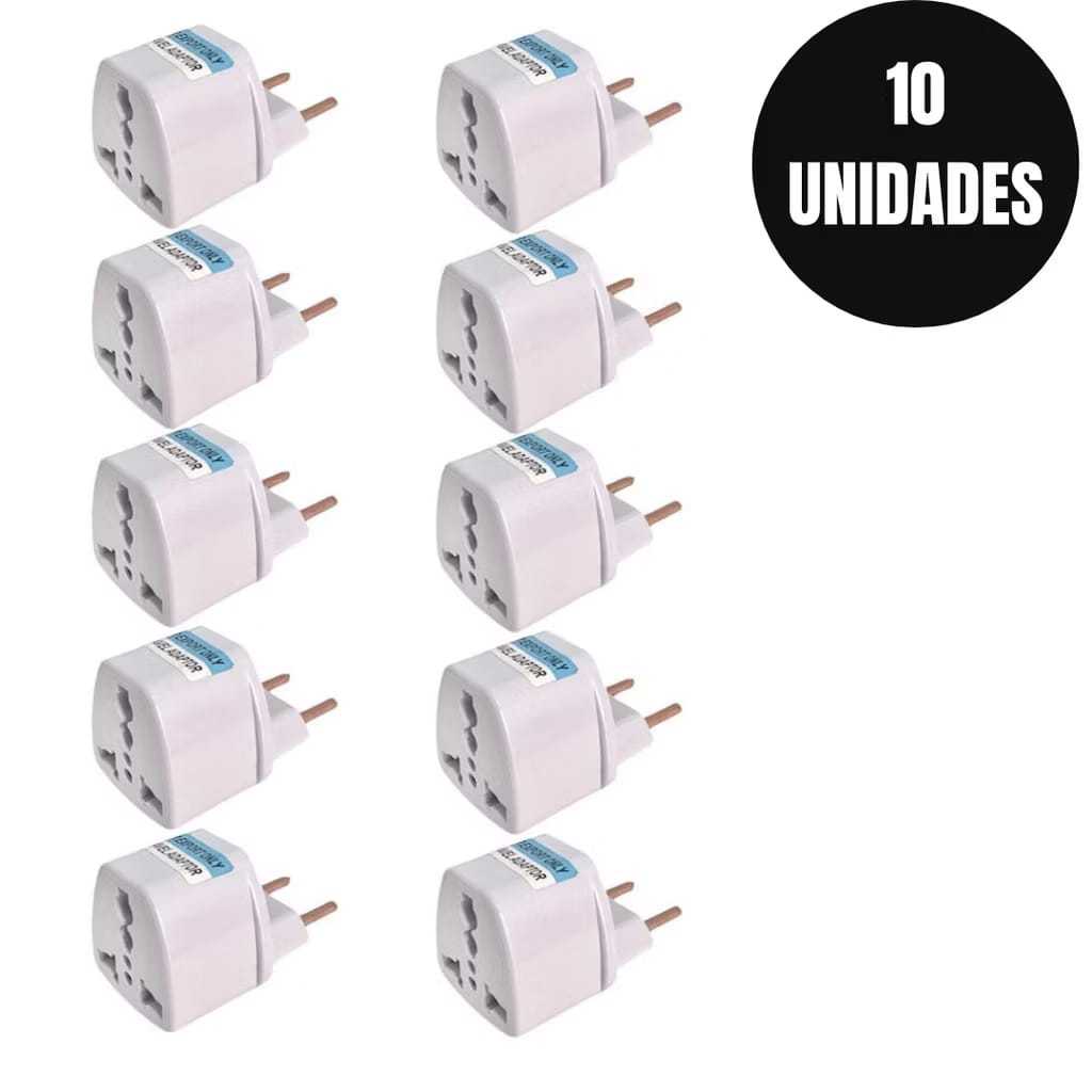 Kit Adaptador Tomada Universal Padrão Europeu Tomada Benjamin Universal ...