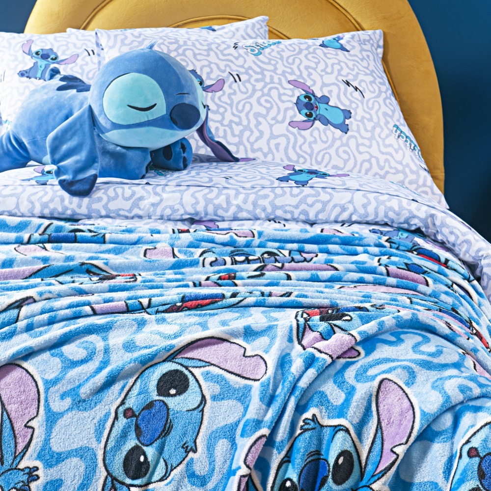 Colcha, Manta, Lençol e Edredom Casal Disney Stitch | Shopee Brasil