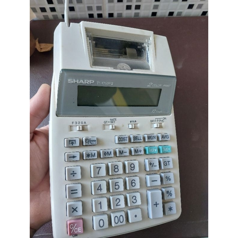 calculadora EL-1750P sharp usada | Shopee Brasil