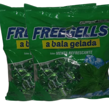 kit 4 pacotes de balas freegells sabores diversos 475g-riclan | Shopee ...