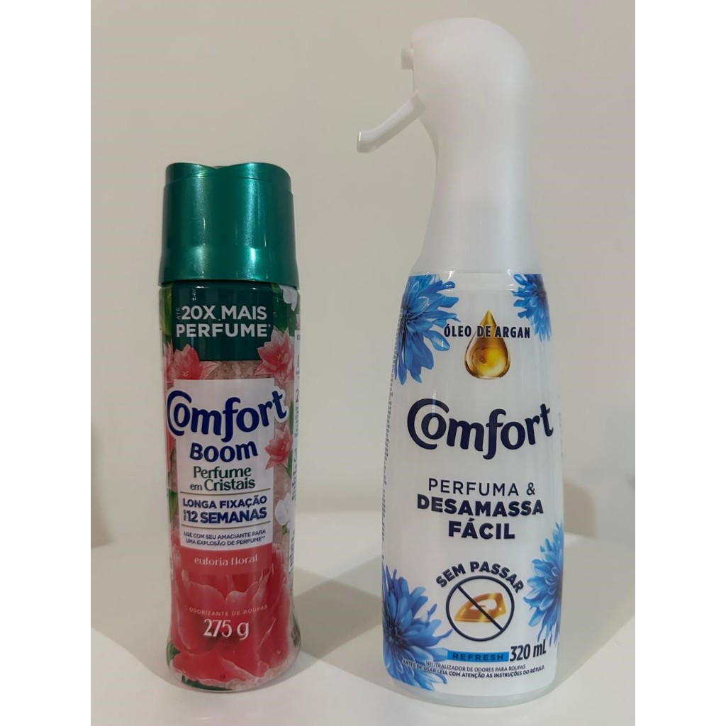 Kit 01 Comfort BOOM cristais euforia floral 275g + 01 Comfort ...