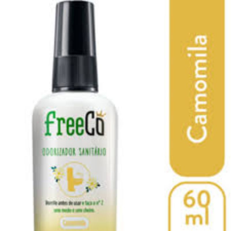 kit com 12 Bloqueador de Odor Sanitário Freecô 60 ml Camomila | Shopee ...