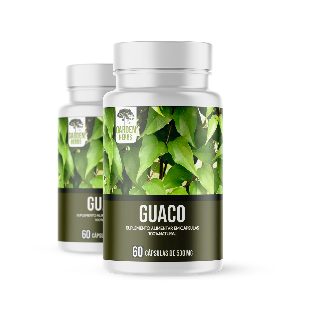 Kit 2 Frascos - Guaco - Extrato Natural 500 Mg - 60 cápsulas (100% ...