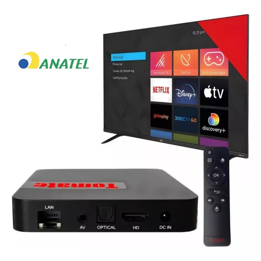 Conversor Tv Smart Tv Box Fire Stick Android 4k Ultra HD 2Gb / 16 Gb ...