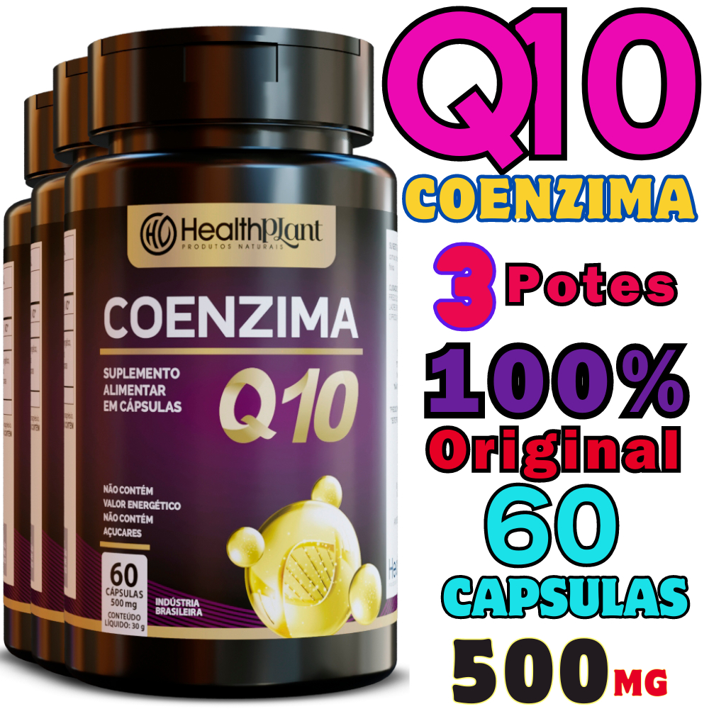 Suplemento Coenzima Q10 Coq10 100% original | Shopee Brasil