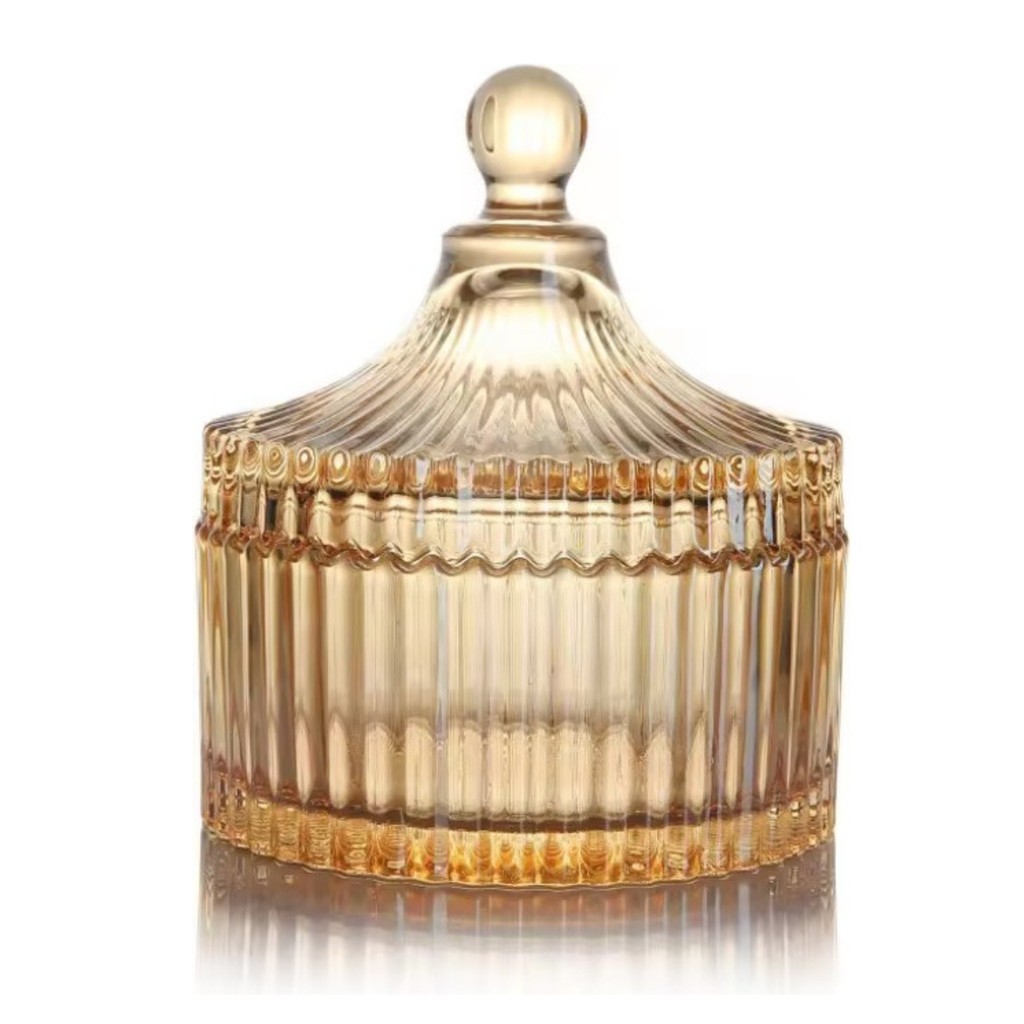 Potiche 255 ml Bomboniere Baleiro Porta Joias Lembrancinha Gold Dourado ...