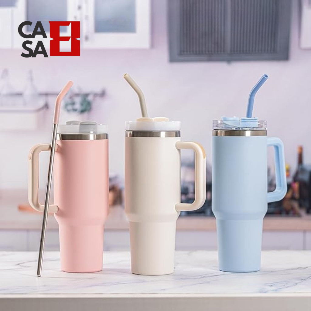 Garrafa Copo Térmico ST 900mL Quente e Frio Parede Dupla Tampa Anti ...