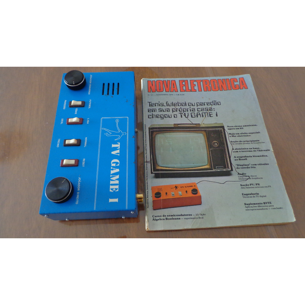 Console estilo PONG Tv Game 1 Da Nova Eletronica Num21 De 1978 ...