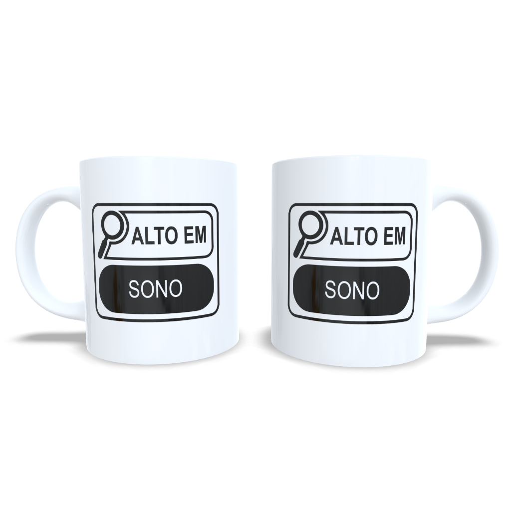 Caneca personalizada Meme Selo Alto Em - Sono, ironia/Deboche, Ironia ...