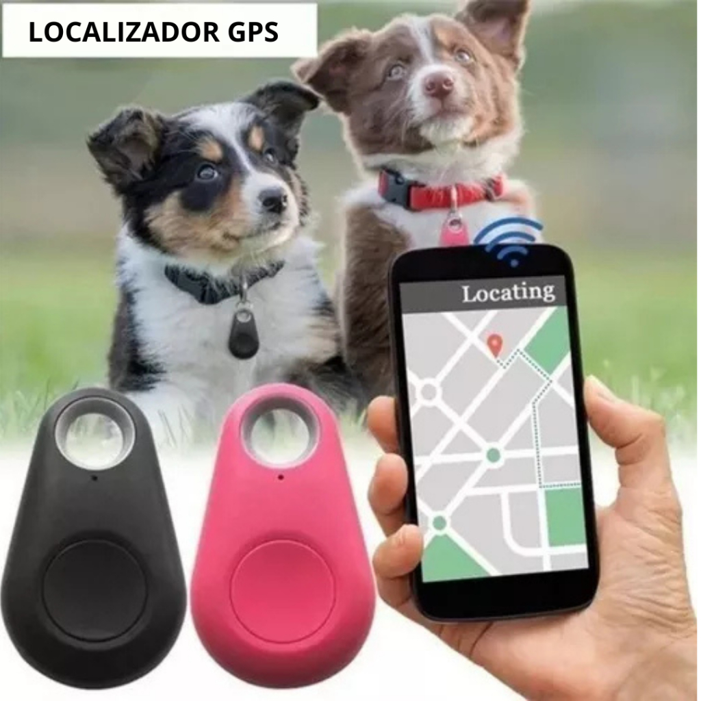 Mini Chaveiro Rastreador Localizador GPS Anti-perda animal bolsas ...
