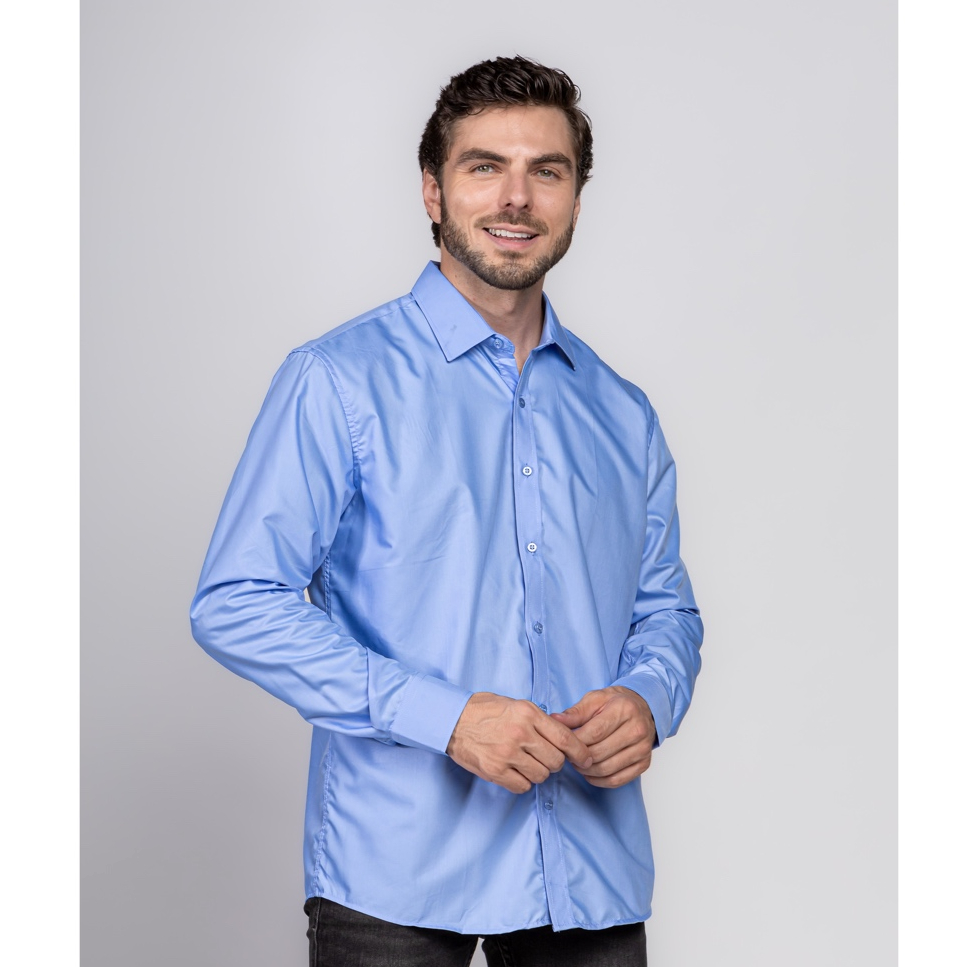 Camisa Social Masculina Microfibra e Macia Suave Brilhante Nao Amassa ...