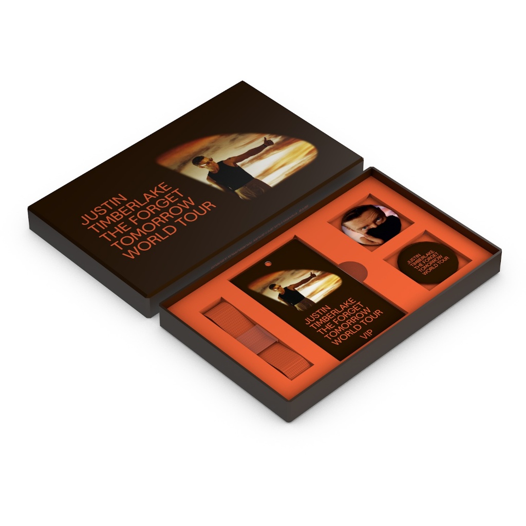 Box Justin Timberlake - The Forget Tomorrow World Tour | Shopee Brasil