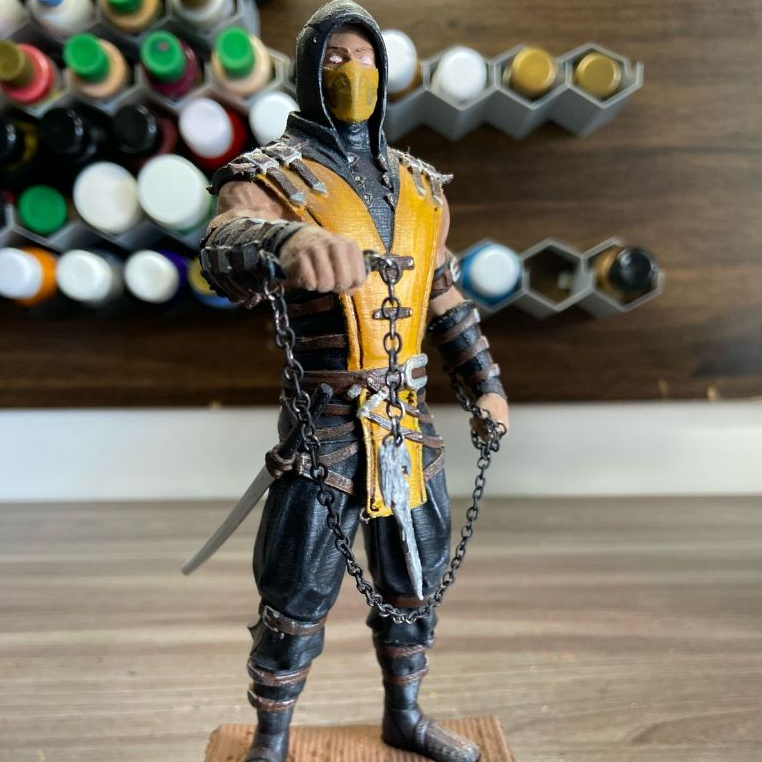 Estatueta Figure Scorpion MK10 Games Coleção | Shopee Brasil