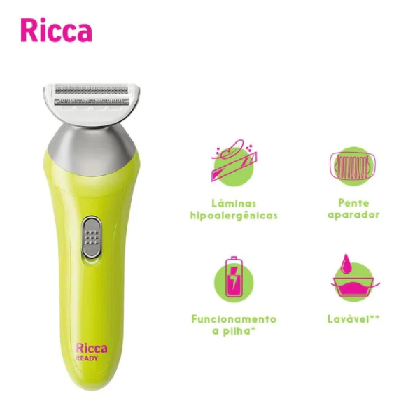 Ricca Ready Aparador de Pelos do Corpo | Shopee Brasil