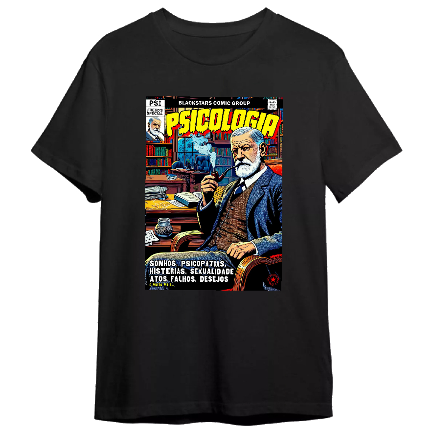 Camiseta Tshirt Psicologia Freud Quadrinhos HQ | Shopee Brasil