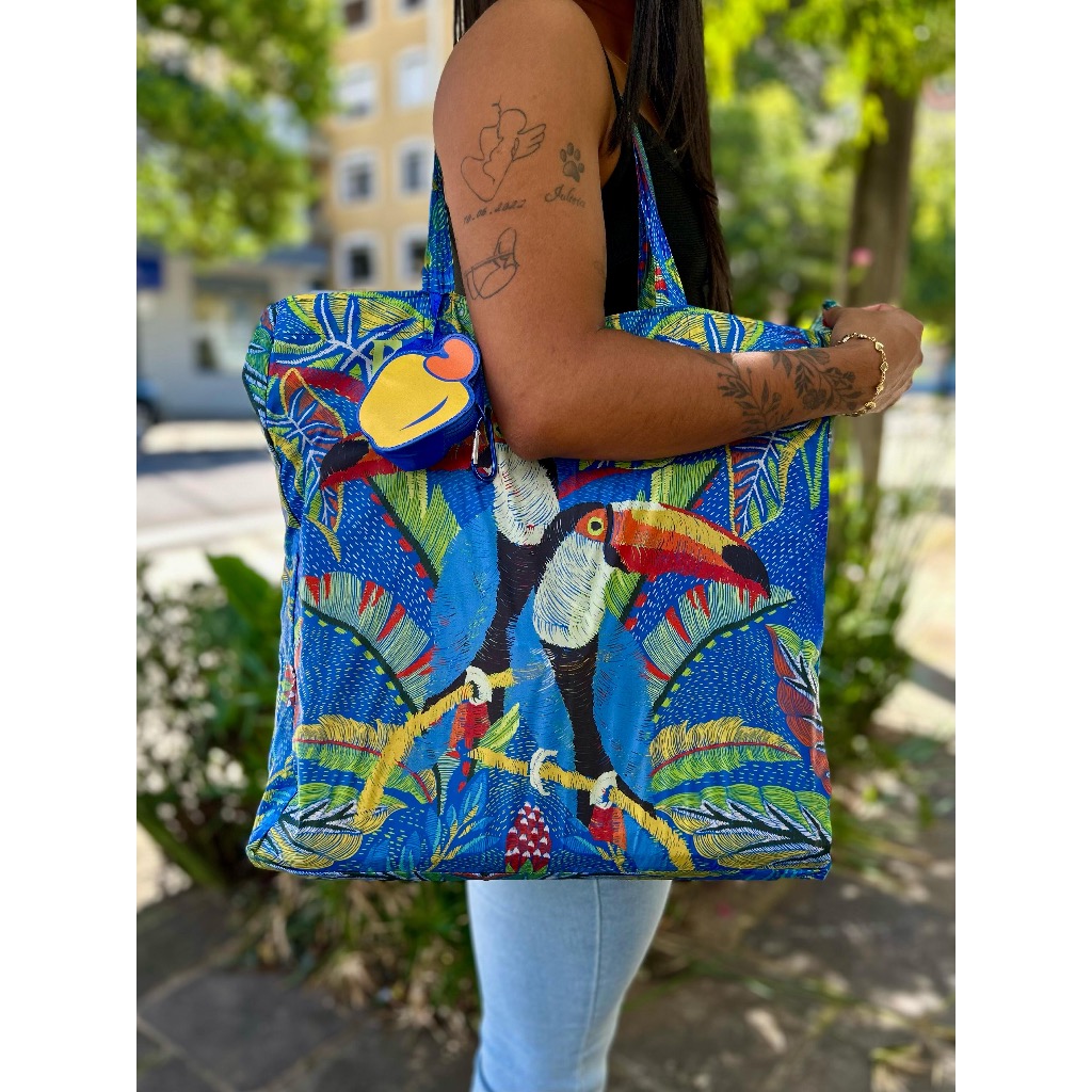 Bolsinha Tapete De Tucano Me Leva Farm | Shopee Brasil