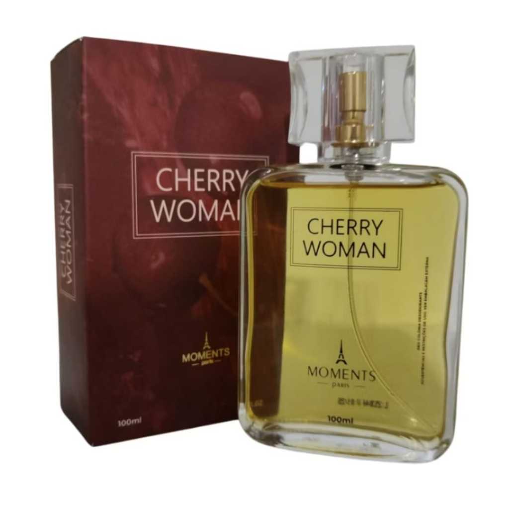 PERFUME FEMININO CHERRY WOMAN 100ML - MOMENTS PARIS - EDP, PARFUM ...