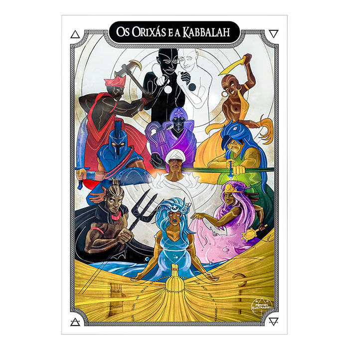 Pôster Orixás e a Kabbalah Misticismo Espiritualidade Marcel Del Debbio ...