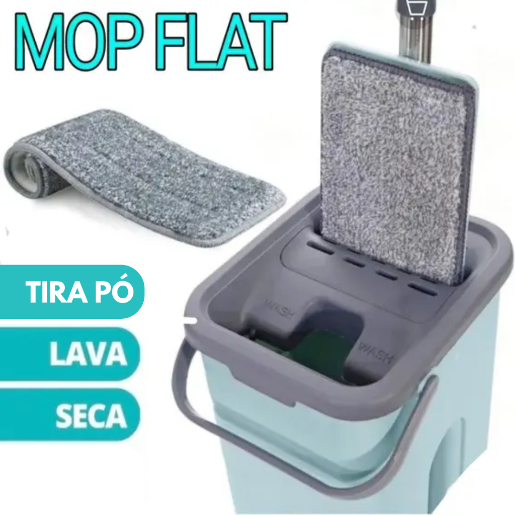 Mop de limpeza profissional giratorio limpeza pesada lava e seca para ...