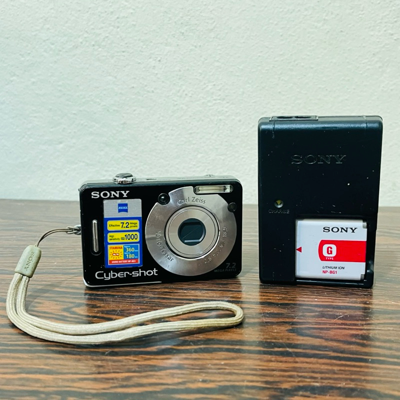 câmera digital sony cybershot w70 com carregador e bateria - leia a ...