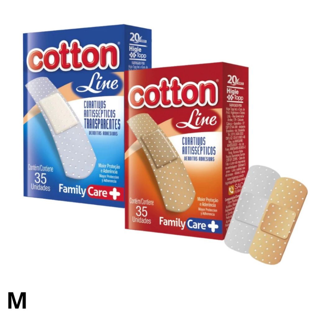 Curativo Band-Aid Family Care kit 10 caixa C/35 Unidades Cotton ...