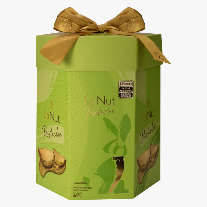 Ovo de Páscoa Lanut Recheado 400g Novidade Cacau Show Pistache & Paçoca ...