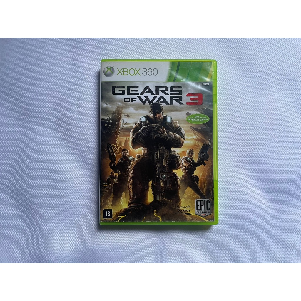 Gears of War 3 Original Xbox 360 Físico | Shopee Brasil