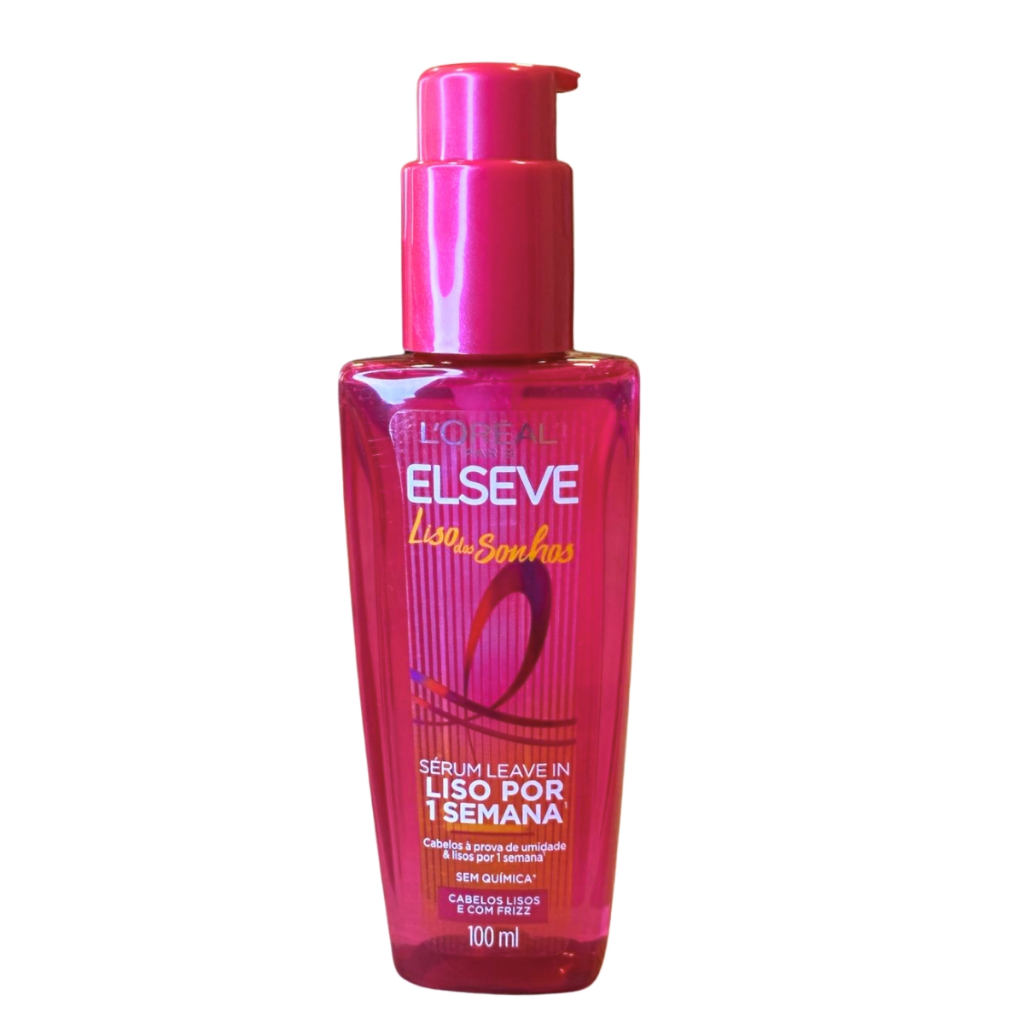 Novo Oleo Serum Leave in Liso dos sonhos Elseve Loreal 100ml | Shopee ...
