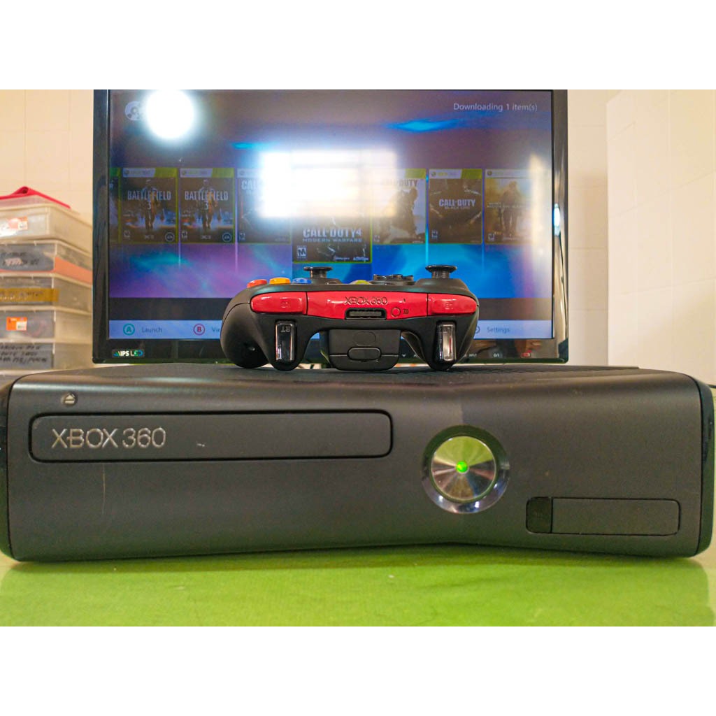 Console Xbox 360 Slim 1tb - Rgh (destravado) - Com 40 Jogos ...