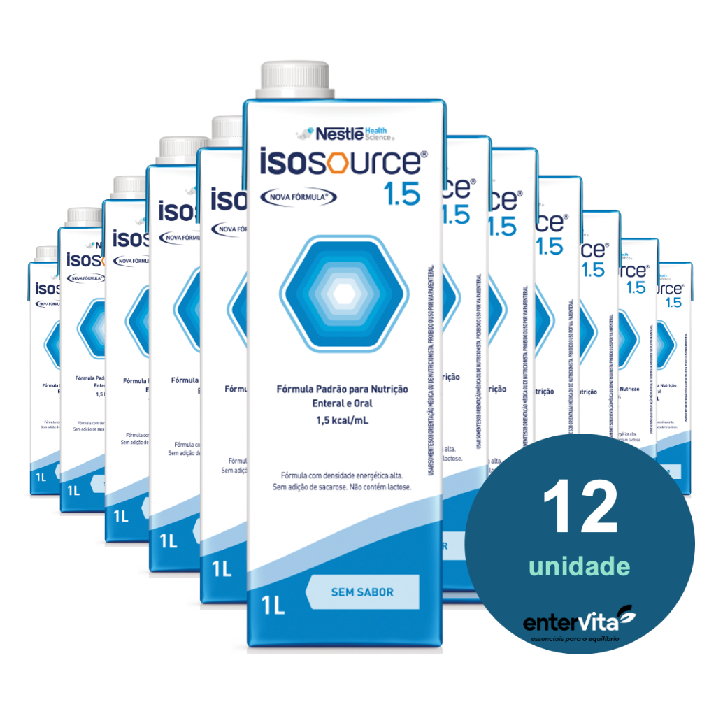 Kit Promo - Dieta Enteral Isosource 1.5 Nestle (Tetra Pack 1L) | Shopee ...