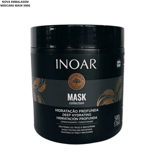Mascara Inoar Mask Hidratação Profunda 500G | Shopee Brasil