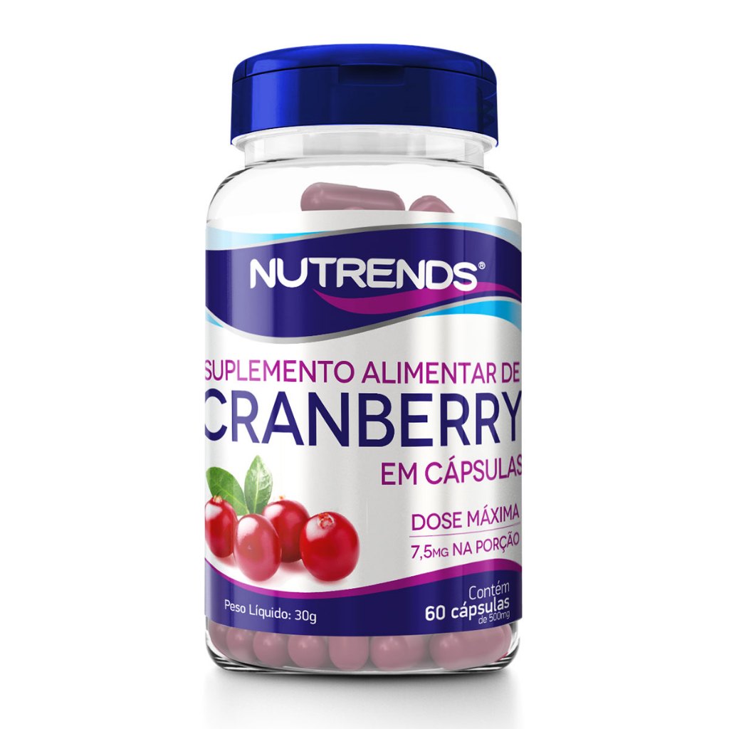 Cranberry 500mg (7,5mg de Proantociadininas) – 60 cápsulas | Shopee Brasil