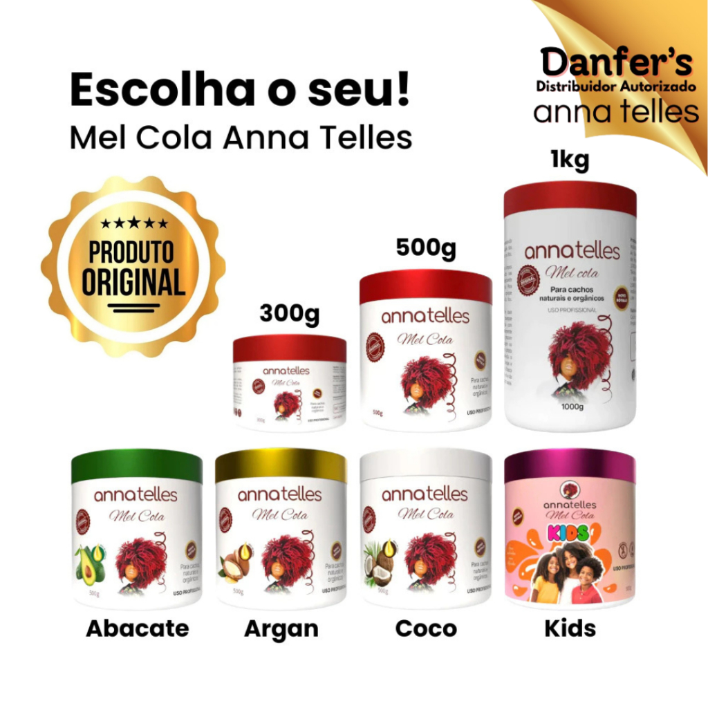 Mel Cola Anna Telles ORIGINAL - Definição Fixação Gelatina Modeladora ...