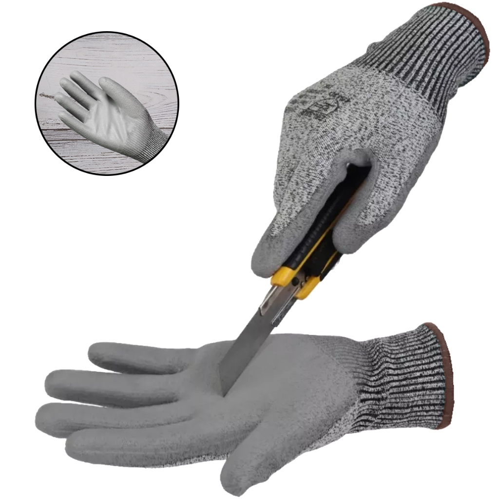 Luva Imbatex Cut Poliuretano PU Epi Anti corte Profissional | Shopee Brasil