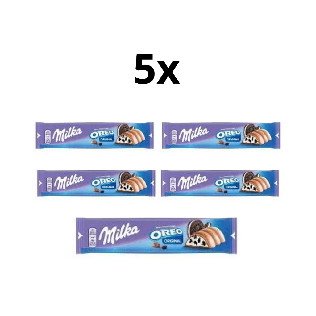 Kit 5x Chocolate Milka Oreo 37g(un) | Shopee Brasil