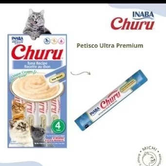 petisco churu Inaba sabor atum com 6 cartelas com 4 tubos cada ...