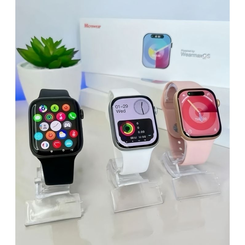 Smartwatch W99+ Plus Tela Super Amoled Séries 9 Funções de esporte /NFC ...