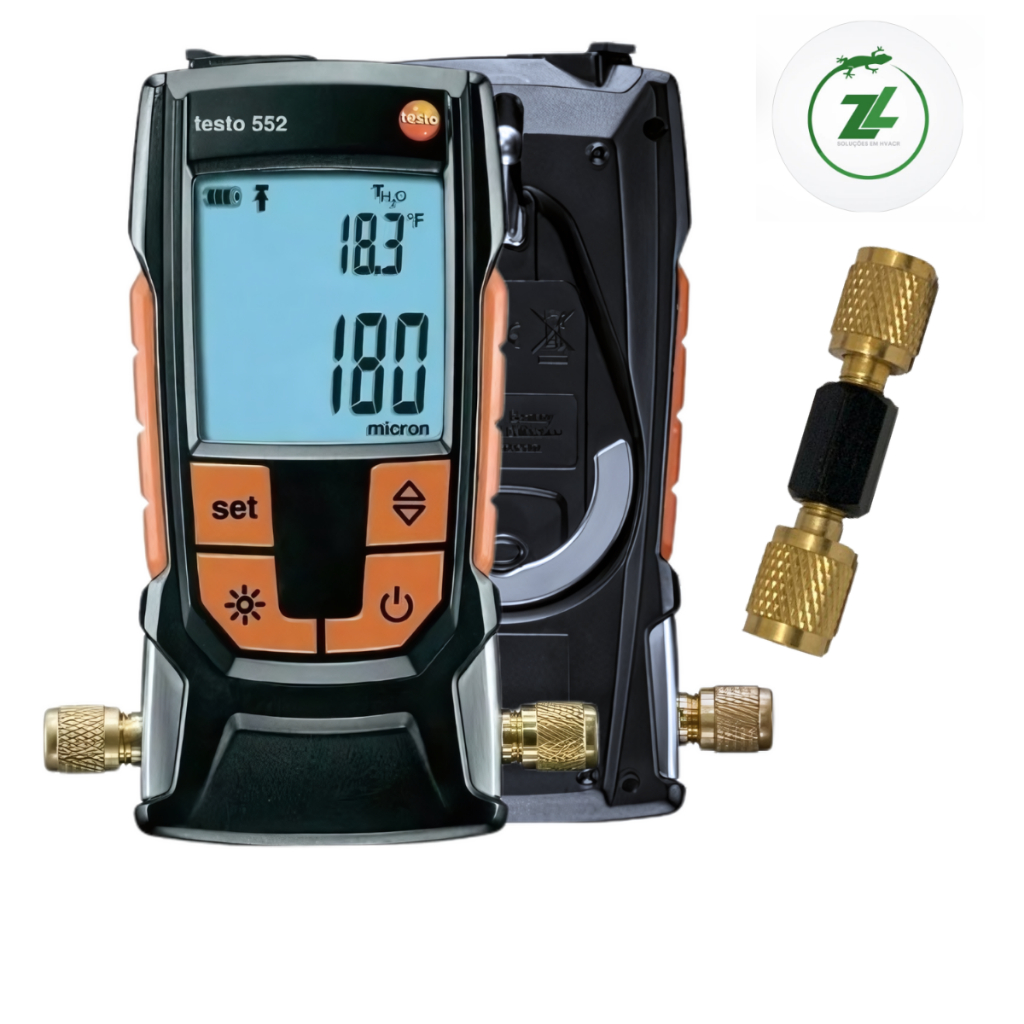 Testo 552 Vacuometro Digital com Bluetooth c/ Adaptador ZL | Shopee Brasil
