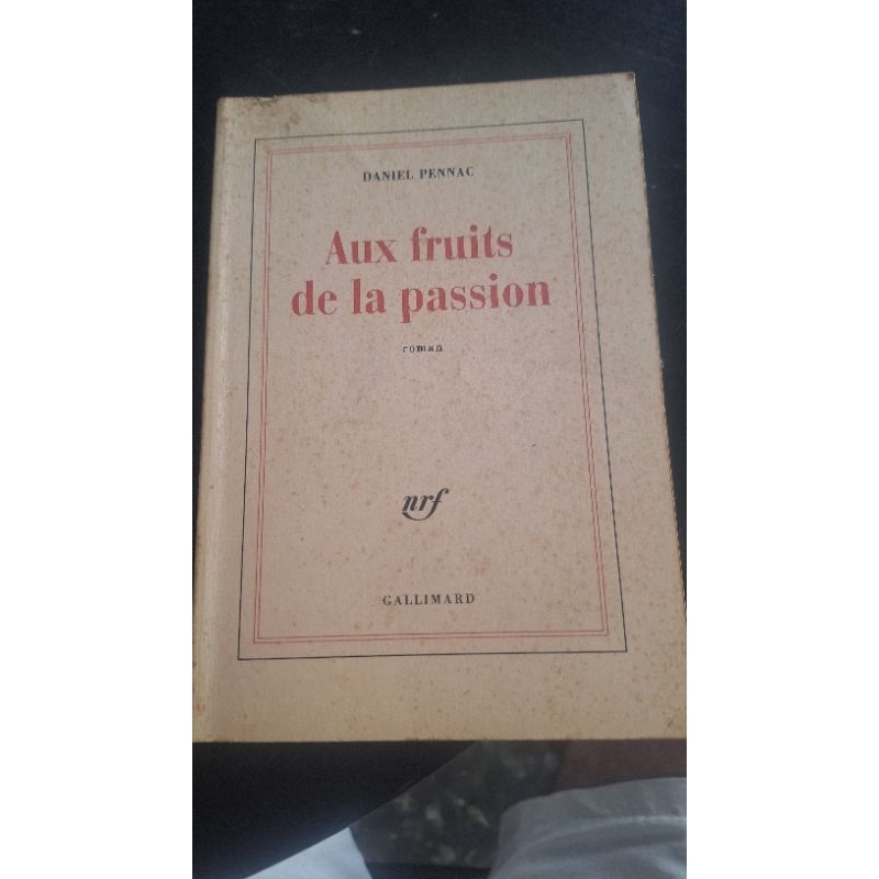 Aux Fruits de La Passion - Daniel Pennac | Shopee Brasil