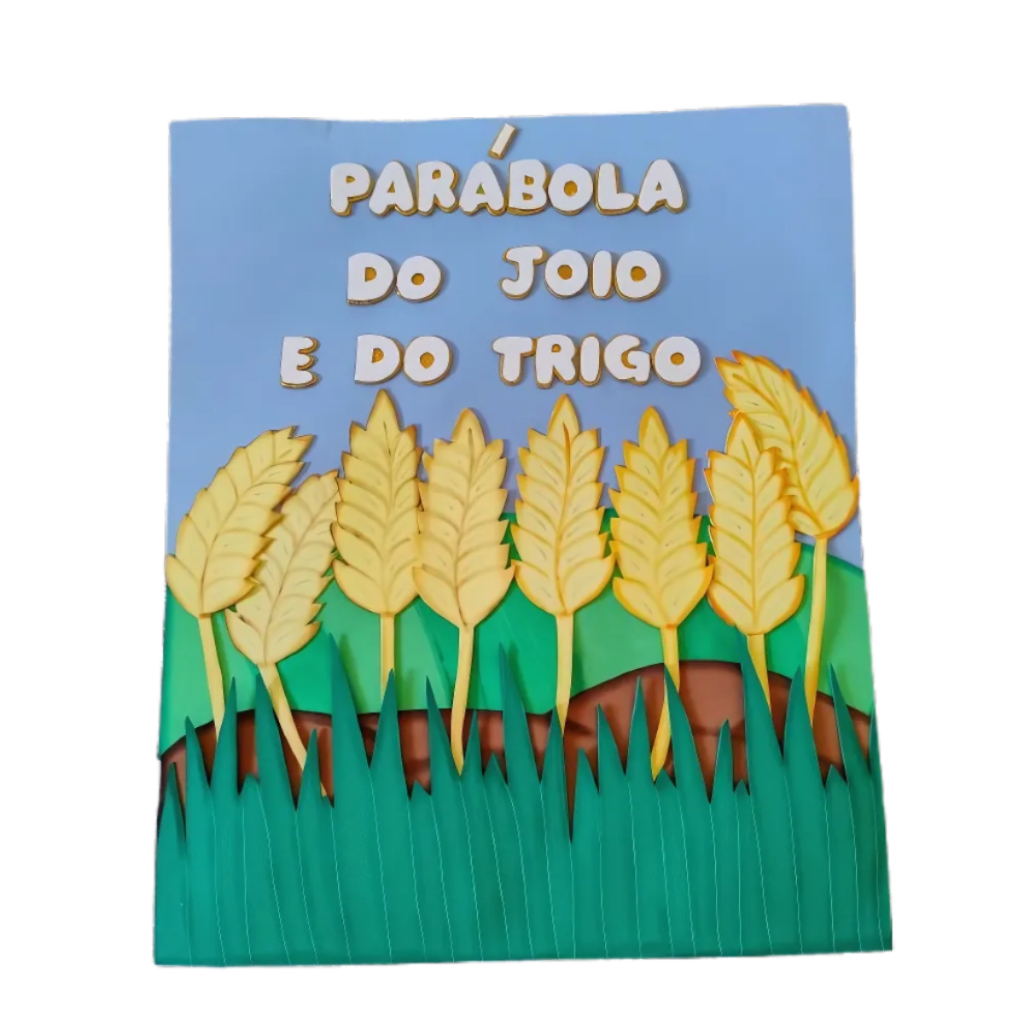 Recurso Bíblico - Parábola Do Joio E Do Trigo Em E.v.a. | Shopee Brasil