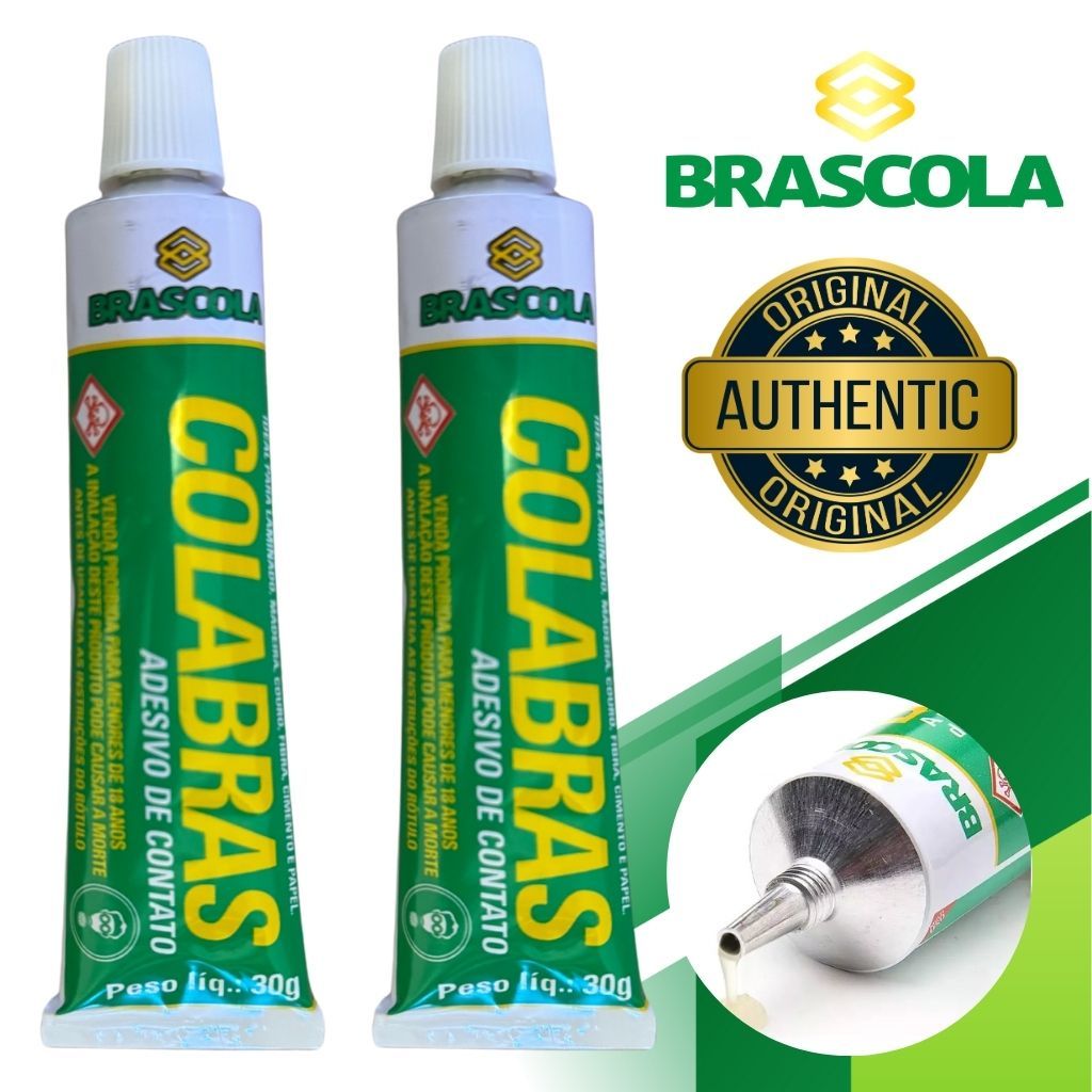 Cola de Contato Sapateiro BRASCOLA | Cola Forte | Artesanato | Shopee ...