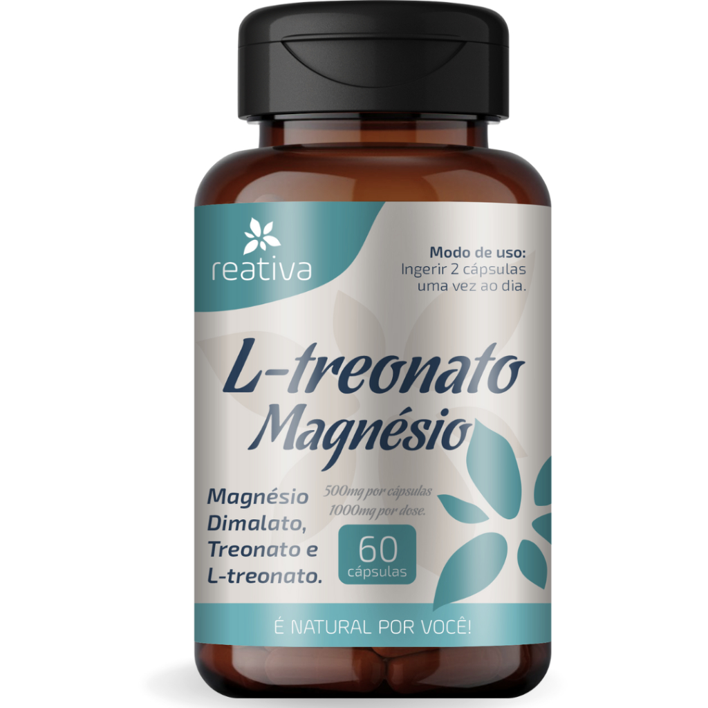 L-Treonato Magnesio 500mg 100% Puro | Shopee Brasil
